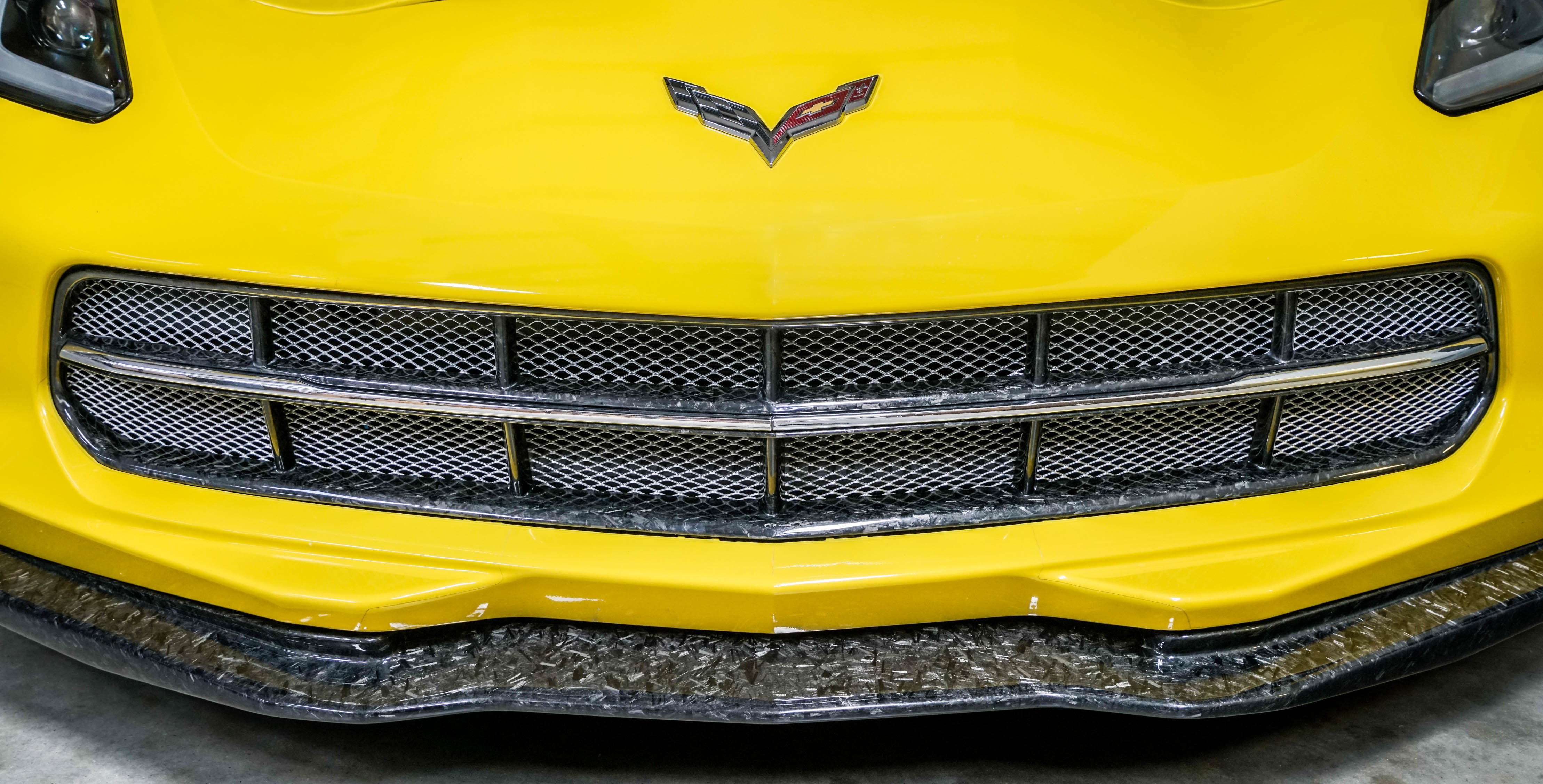 C7 Corvette Forged Carbon Fiber LG230 Front Bumper Grille- EXCLUSIVE ...